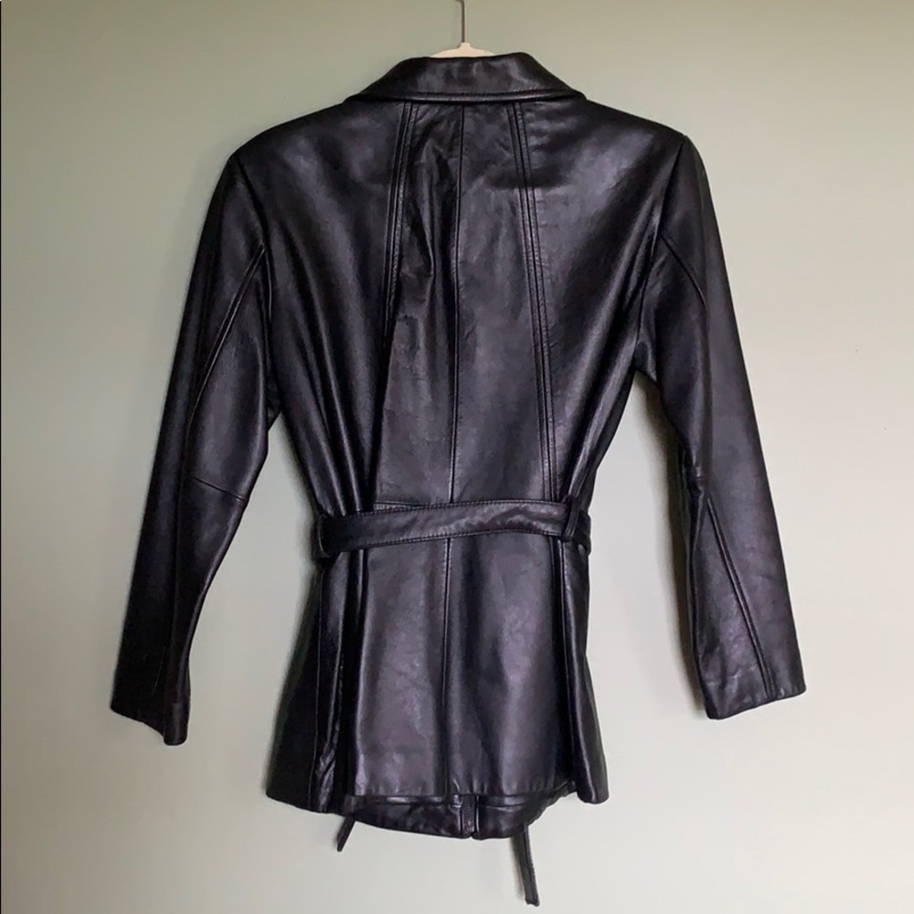 Genuine Lamb Skin Black Leather Jacket - Gem